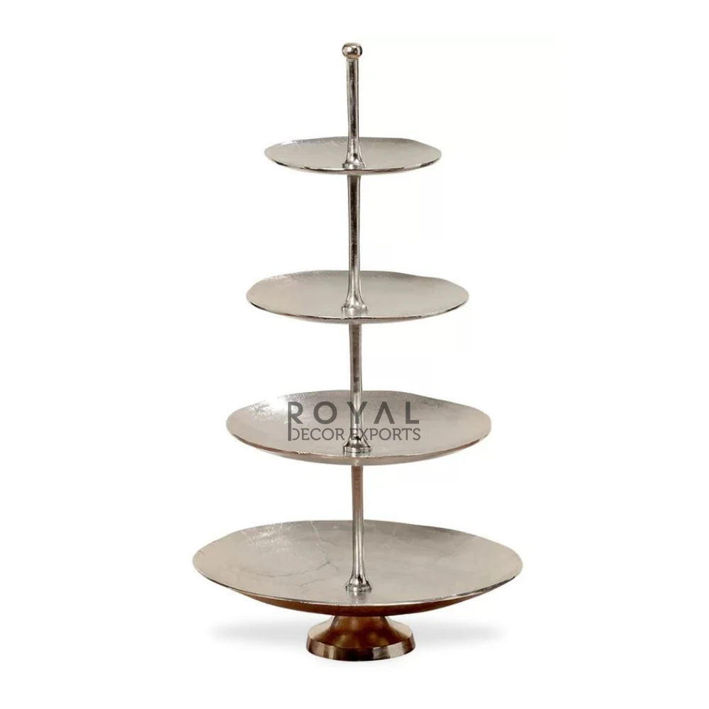 Decorative Folding Cake Stand Decoration 4 Tier Wedding Cake Stand ...