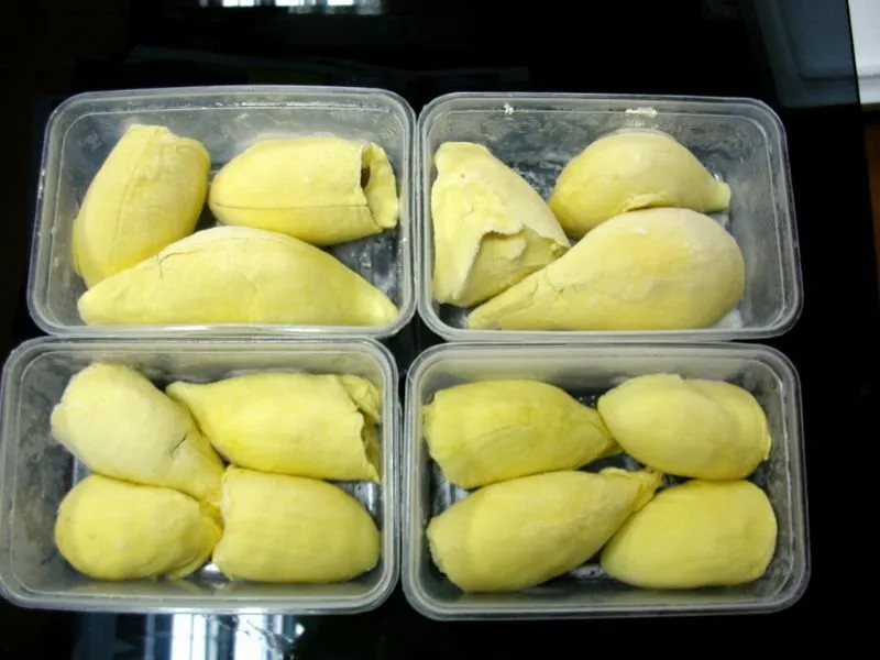 The King Of Fruits Tropical Fruit Frozen Durian Ri6 And Monthong With ...