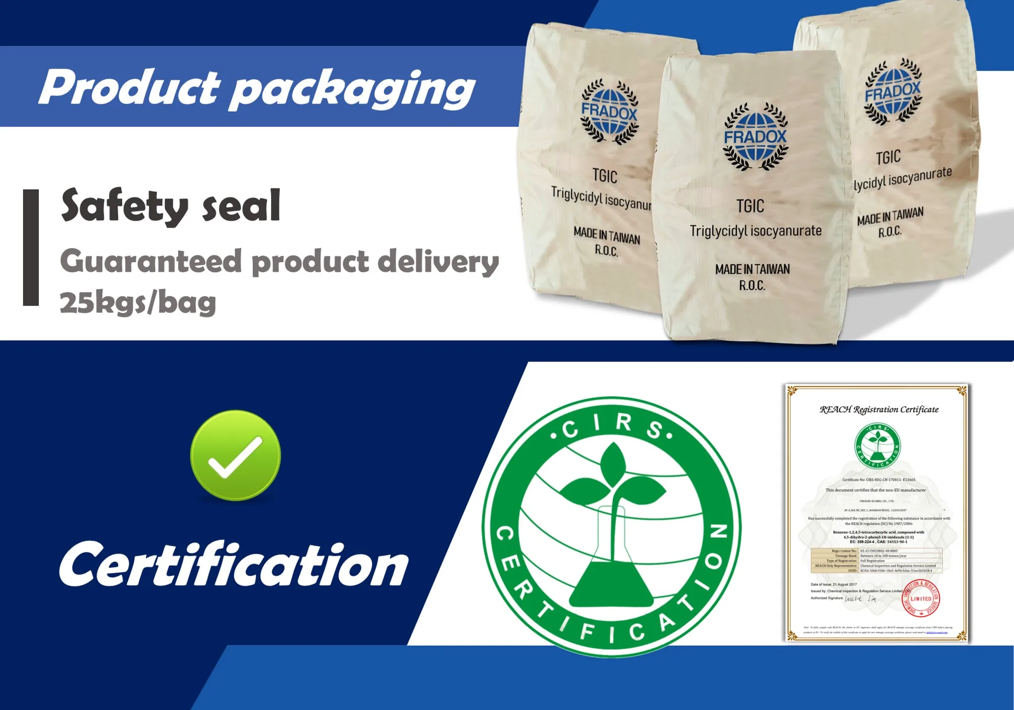 Triglycidyl Isocyanurate TGIC Powder Coating CAS 2451-62-9 for ...