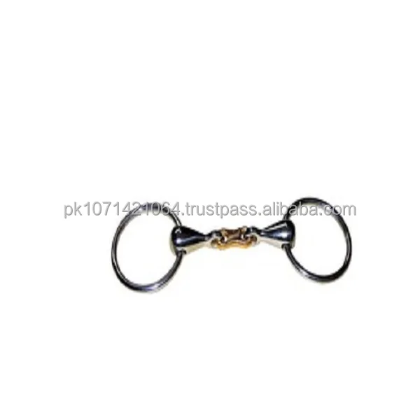 Riaz Jamal Intel Custom Logo Horse Tack Stainless Steel Loose Ring with ...