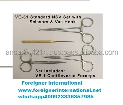 Nsv - Vasectomy Set - Buy Standard Nsv Instrument Set,Nsv - Vasectomy ...