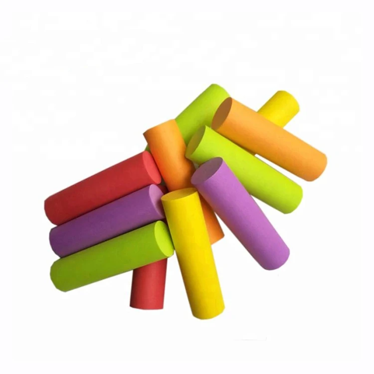 Factory Custom Multicolor Eva Foam Rod Cylinder Packing Round Foam ...