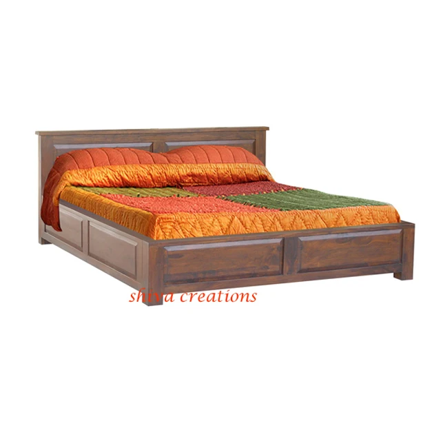 Indian Wooden Box Bed Designs Hamilton Elegant Bed With Storage In