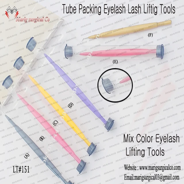 Eyelash Lifting Lifter Separating Tool Lash Perming Eyelash Extensions Stainless Steel Eyelash ...