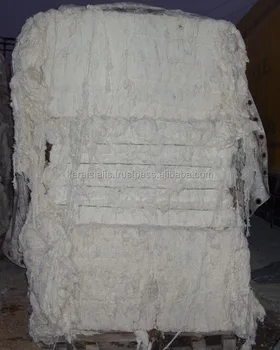 100% Cotton Unbleached Thread-yarn Waste Bales With Aqsiq And Ccic ...