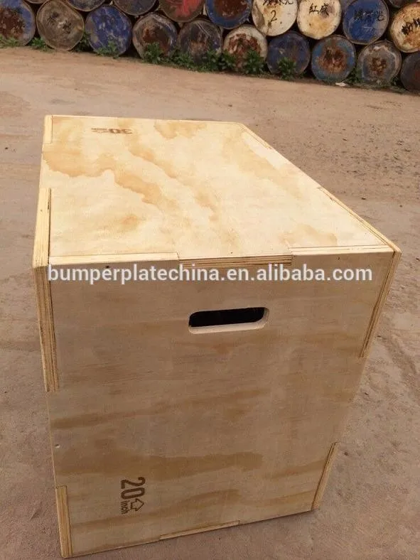 3-in-1 Multi-functional Explosive Strength Training Wooden Jump Box ...