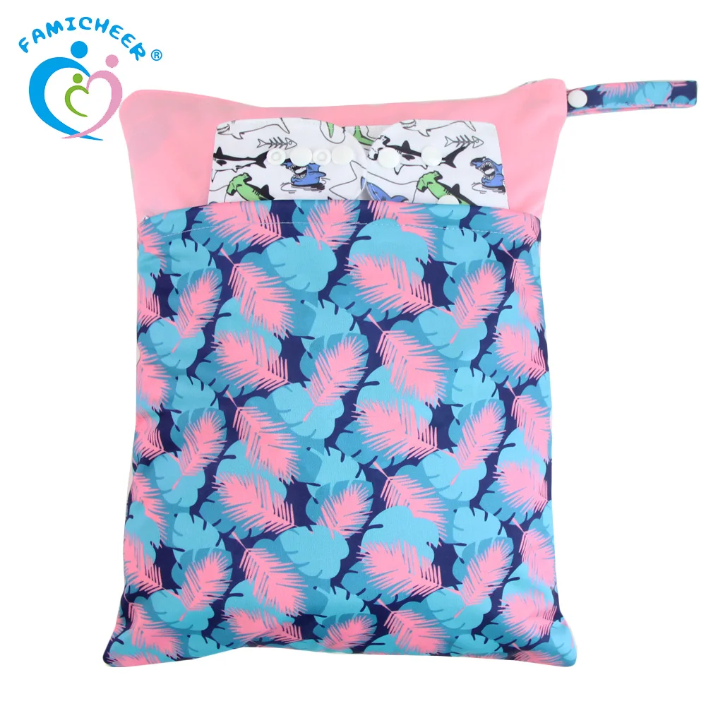 Waterproof Cloth Diaper Bag - Custom Wet Bag for Pads