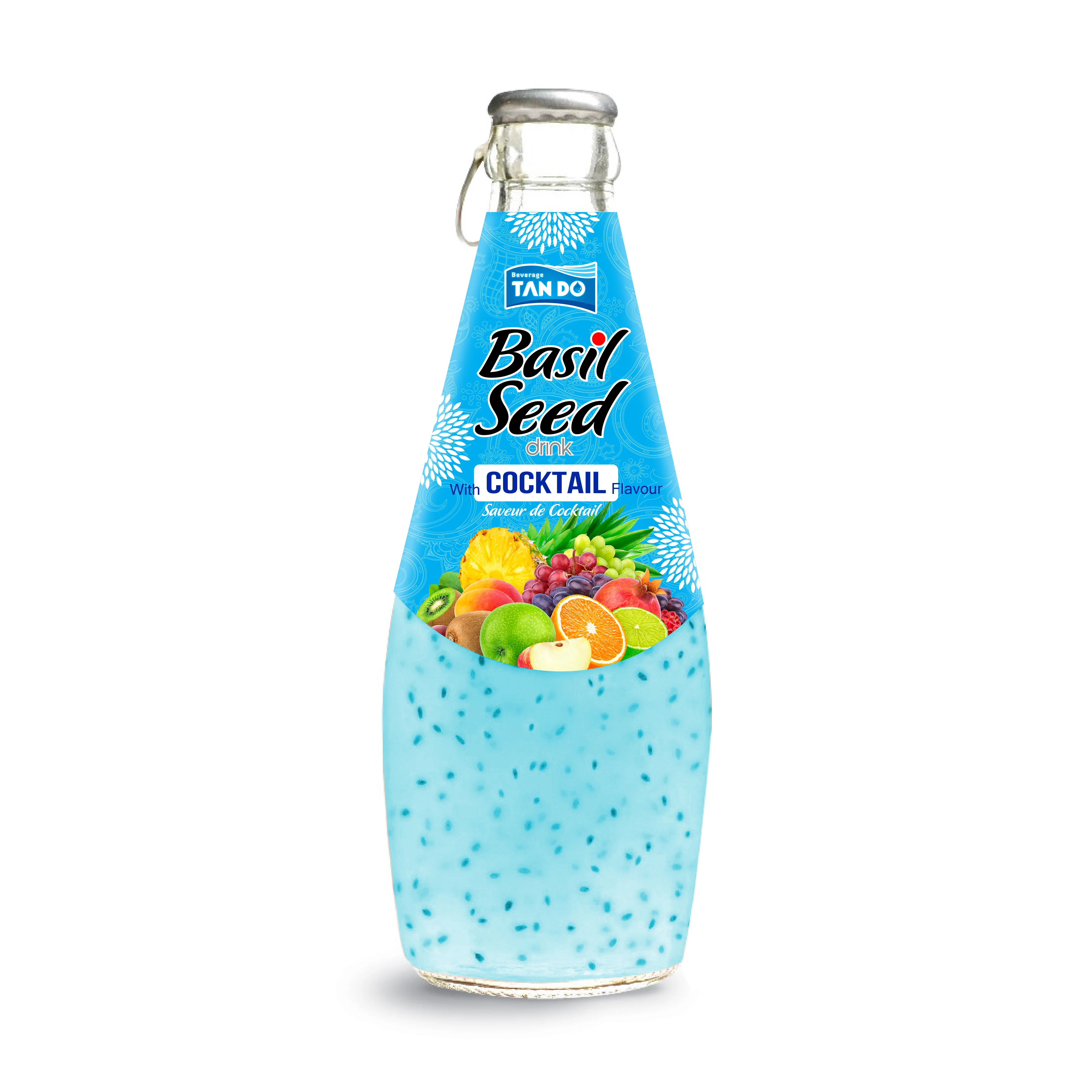 Basil Seed Drink with Fruit Juice - Free Sample & Design