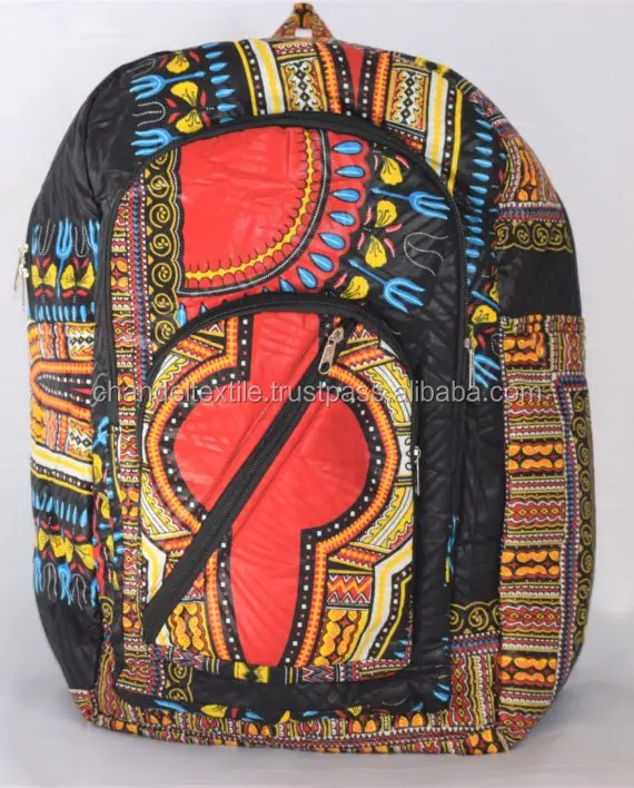 Dashiki Print Backpack Bag African Backpack School Bag Backpack African ...