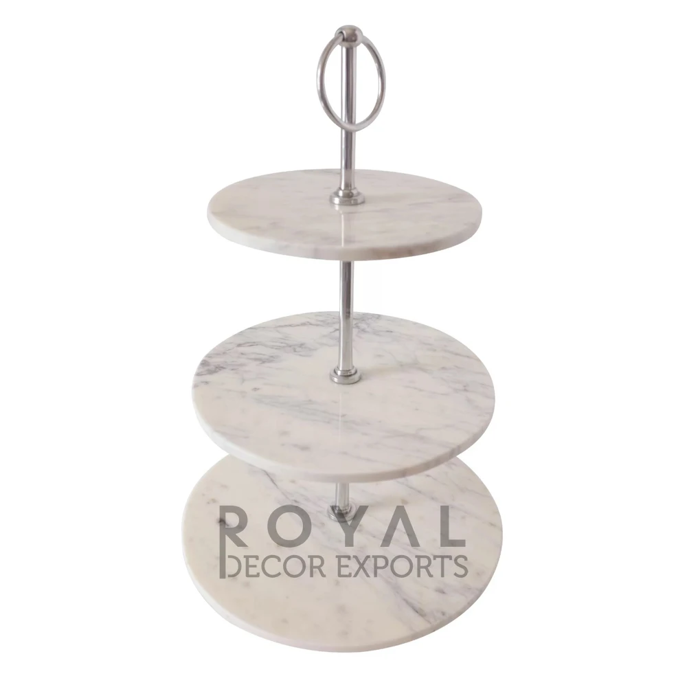 3 Tier Cake Plate Stand Multilevel Cake Stand Wedding Decoration ...