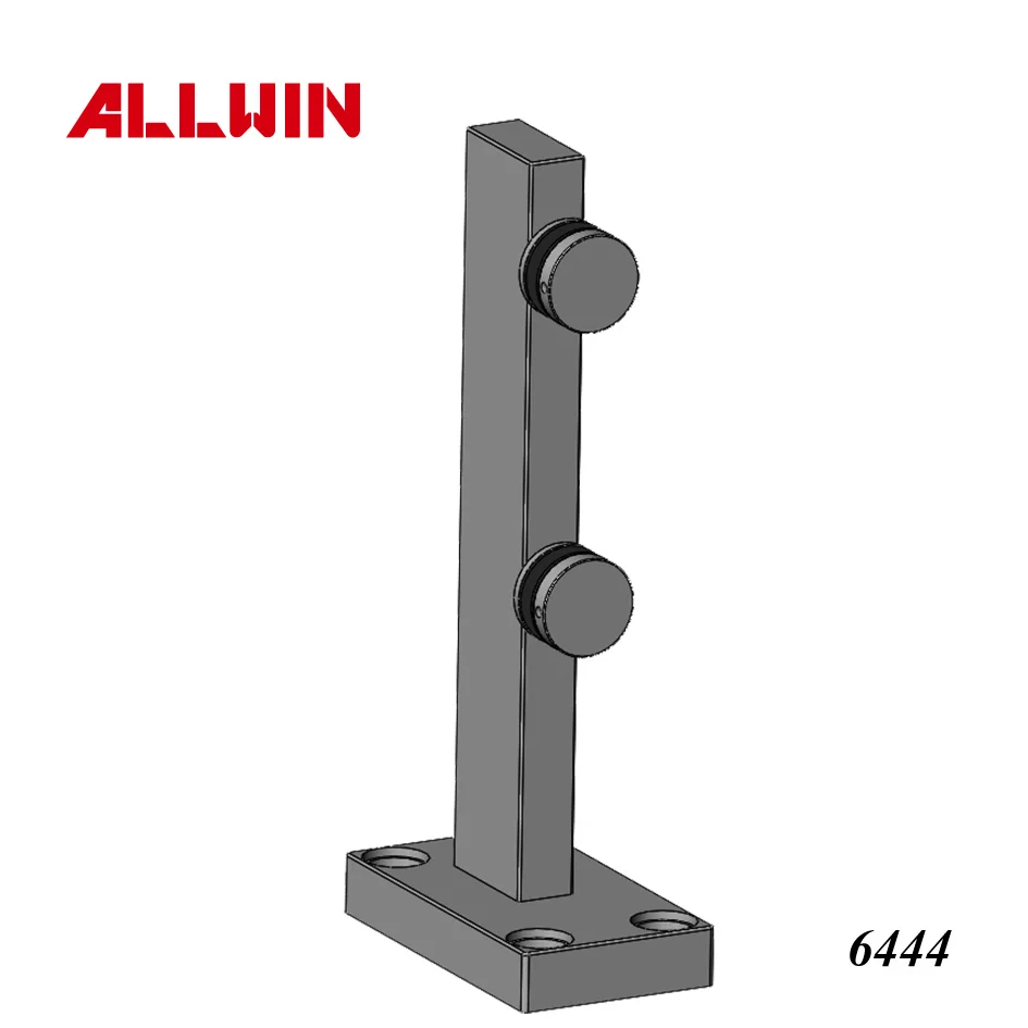 Hospital Balustrade Glass Mini Post Bracket Railing End Aluminum Post ...