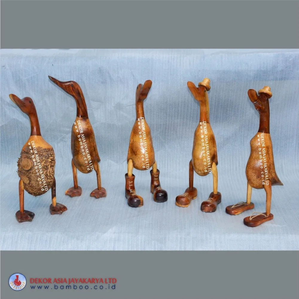 Handmade Bamboo Root Crafts - Customized Animal Carvings