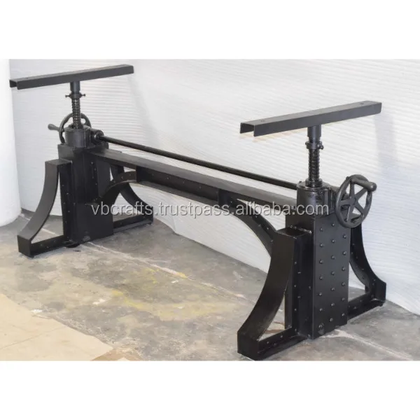 Luxury Dining Room Set Furniture - Adjustable Crank Table