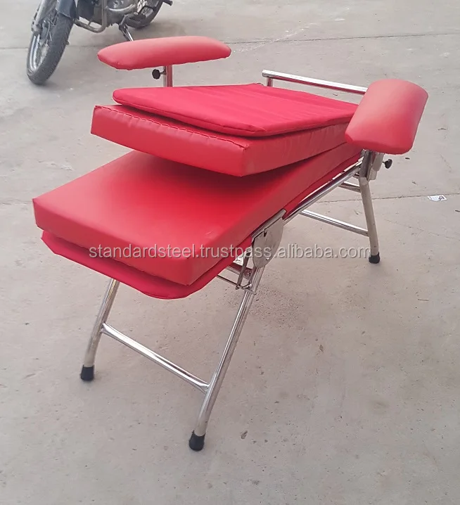 Portable Stainless Steel Blood Donor Chair - Folding Design for ...