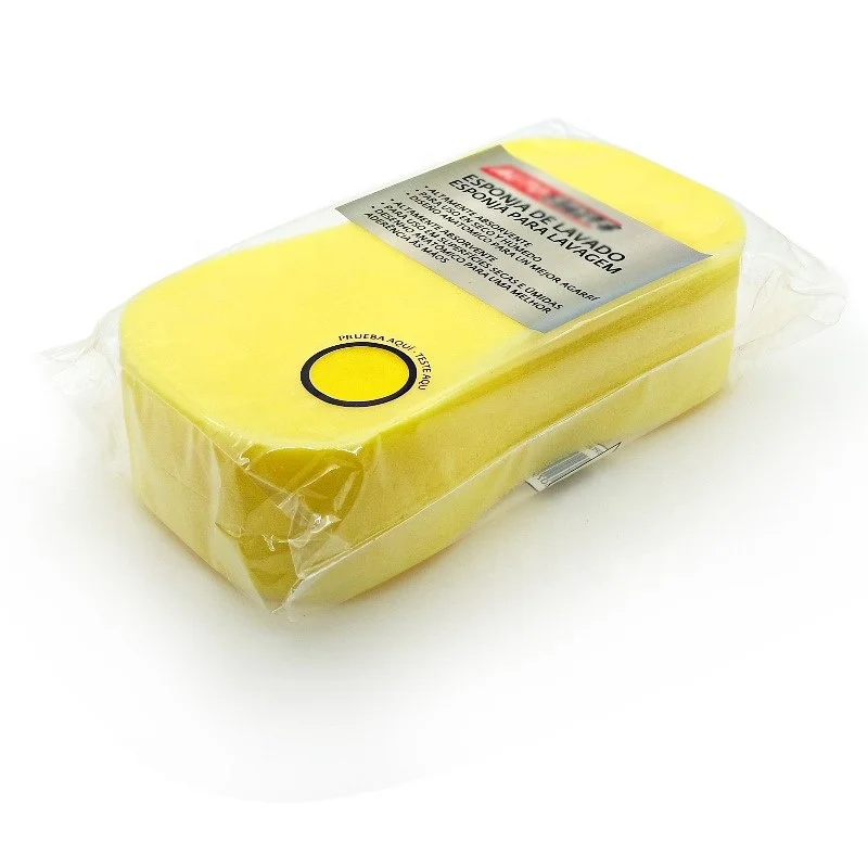 M4 Car Wash Sponge Auto Windshield Soft Perforated Yellow Washing ...