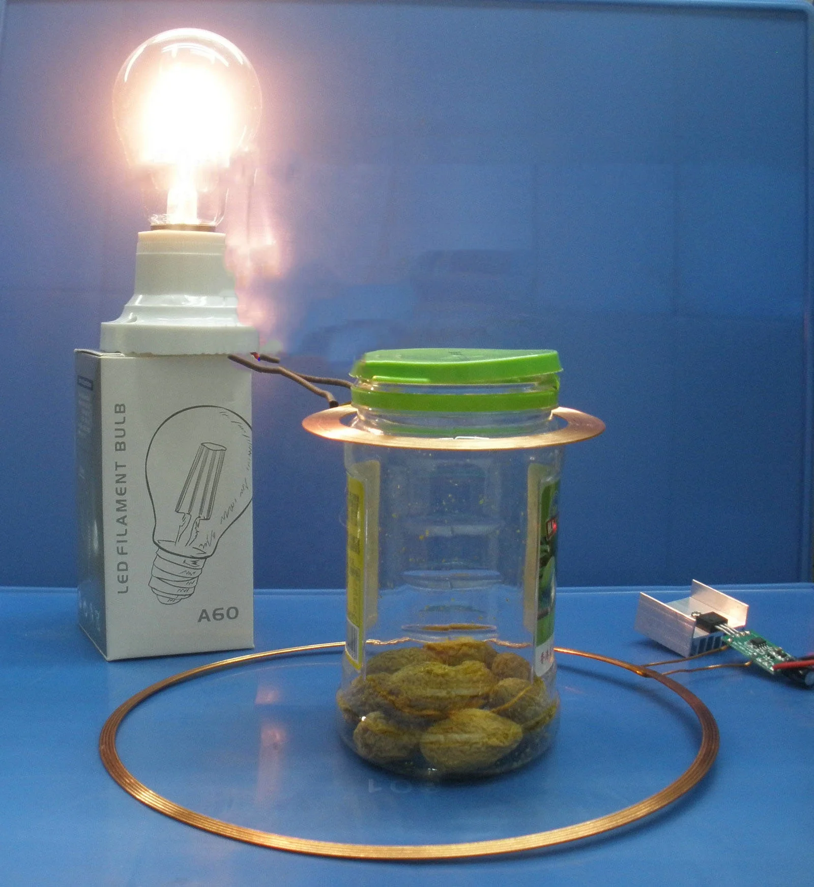 Taidacent 150mm Long Distance 24v Transmitter 220v 4w Bulb Receiver ...