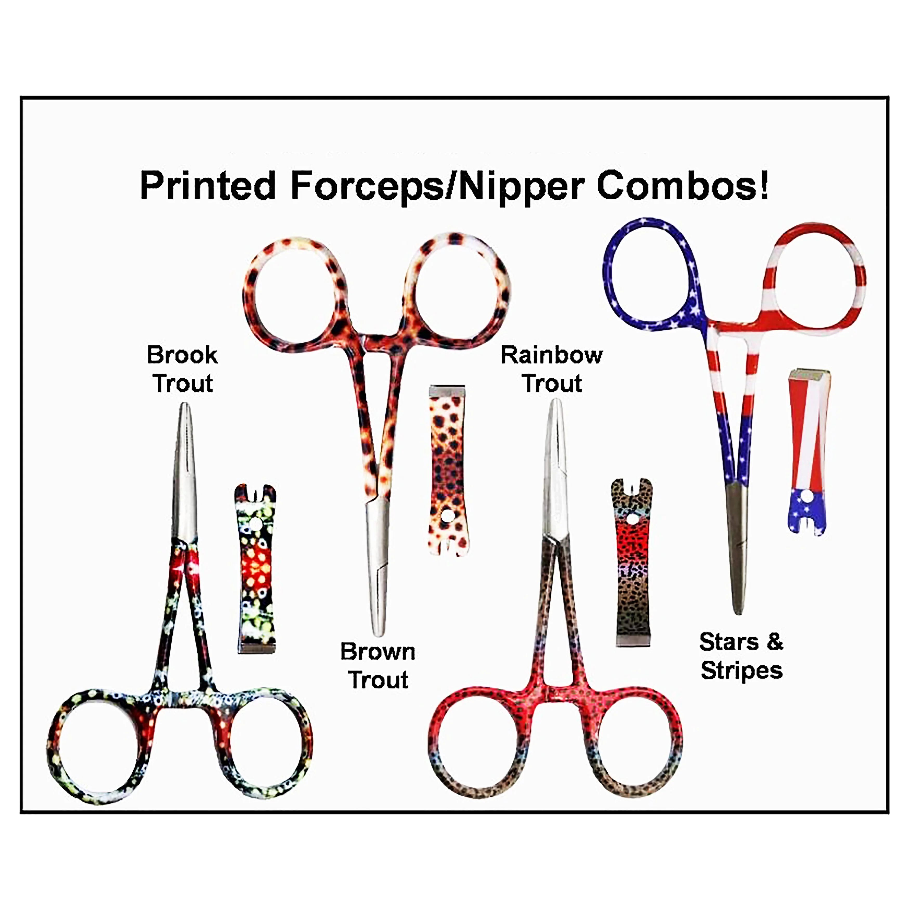 Forceps Fishing Quickdraw Forceps & Knot Tying Nipper Kit Fish Hook ...