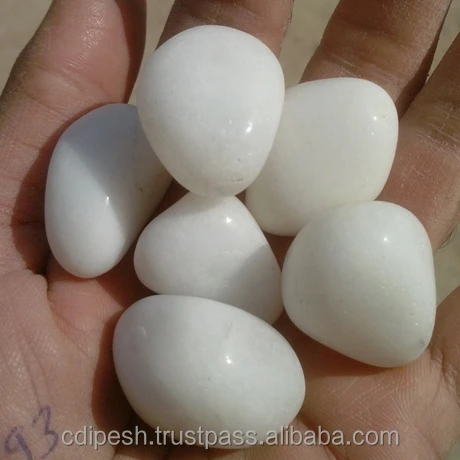White Rock Stone Natural Opaque Quartz Clear Stone Gravel for Landscape ...