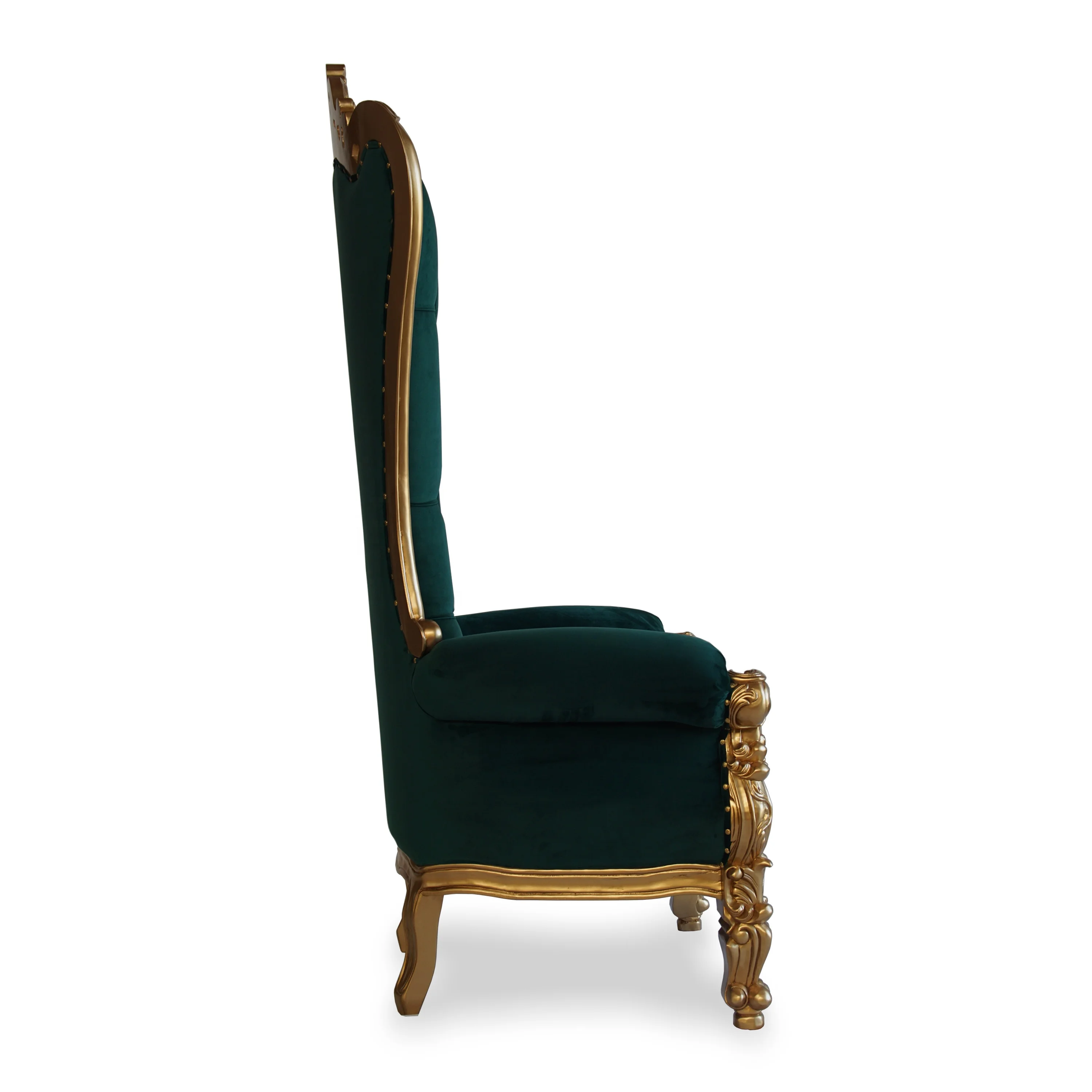 Luxury Green Throne Chairs - Perfect for Weddings & Events