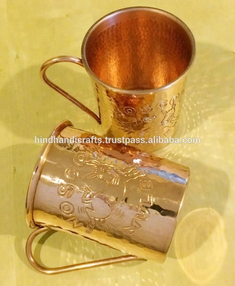 Dutch and Knuckles Brass Knuckle Mug - 20 Oz Moscow Mule