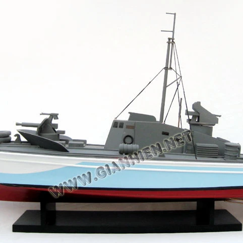 ROYAAL NAVY MOTOR GUN BOAT - MGB 109 WOODEN MODEL BOAT - WOODEN ...