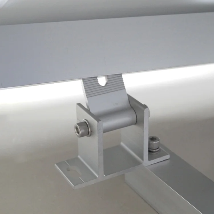 Yuens Flat Cement Rooftop Adjustable Aluminium Pv Rack Solar Panel ...