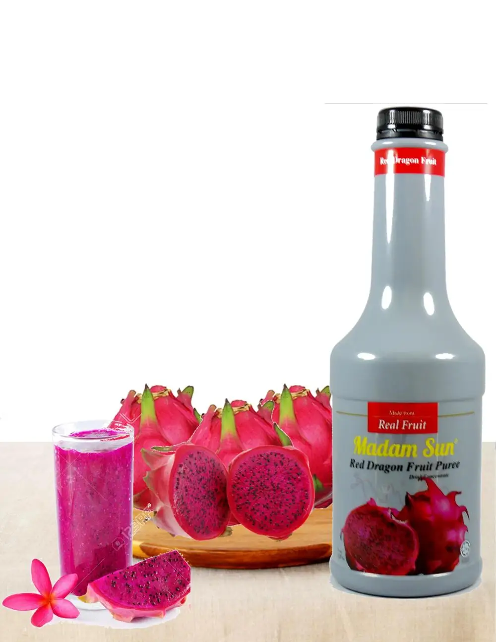 Red Dragon Fruit Puree - Rutrend