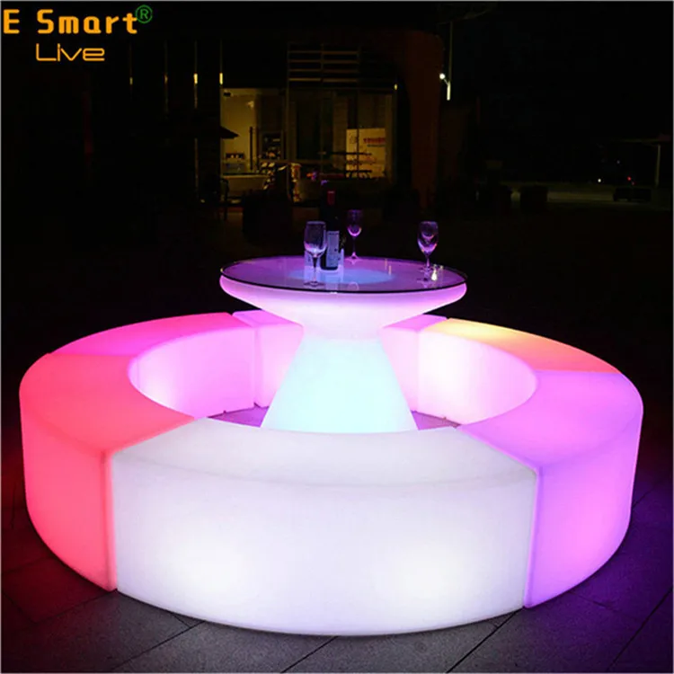 Stool Chairs Led Furniture Bar Stool Rechargeable Led Furniture With ...