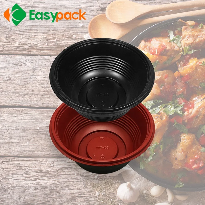700 Ml Disposable Food Container Microwave Safe Pp Soup Poke Bowl ...