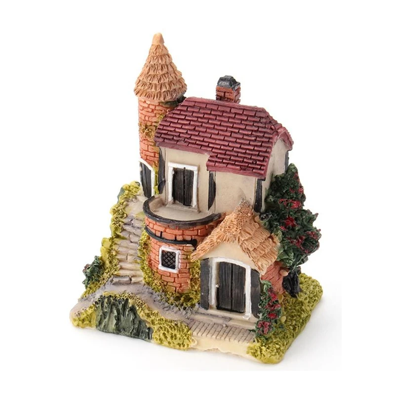 3D Resin Haunted Church Model - Miniature Building Decor