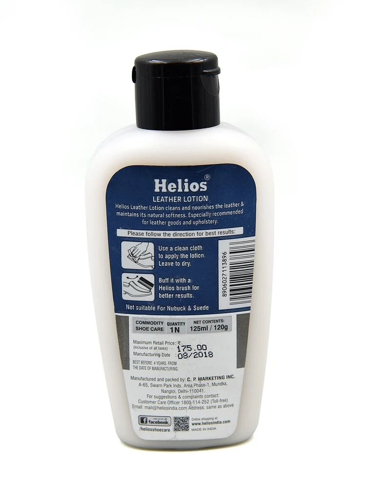 Made In India Leather Shoes Lotion Helios Leather Lotion New Natural ...