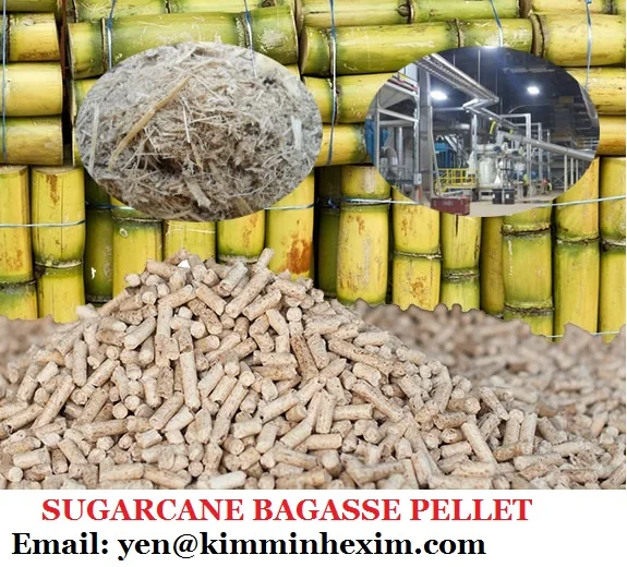 Sugarcane Bagasse Pellets Non-ferment For Heating System - Buy ...