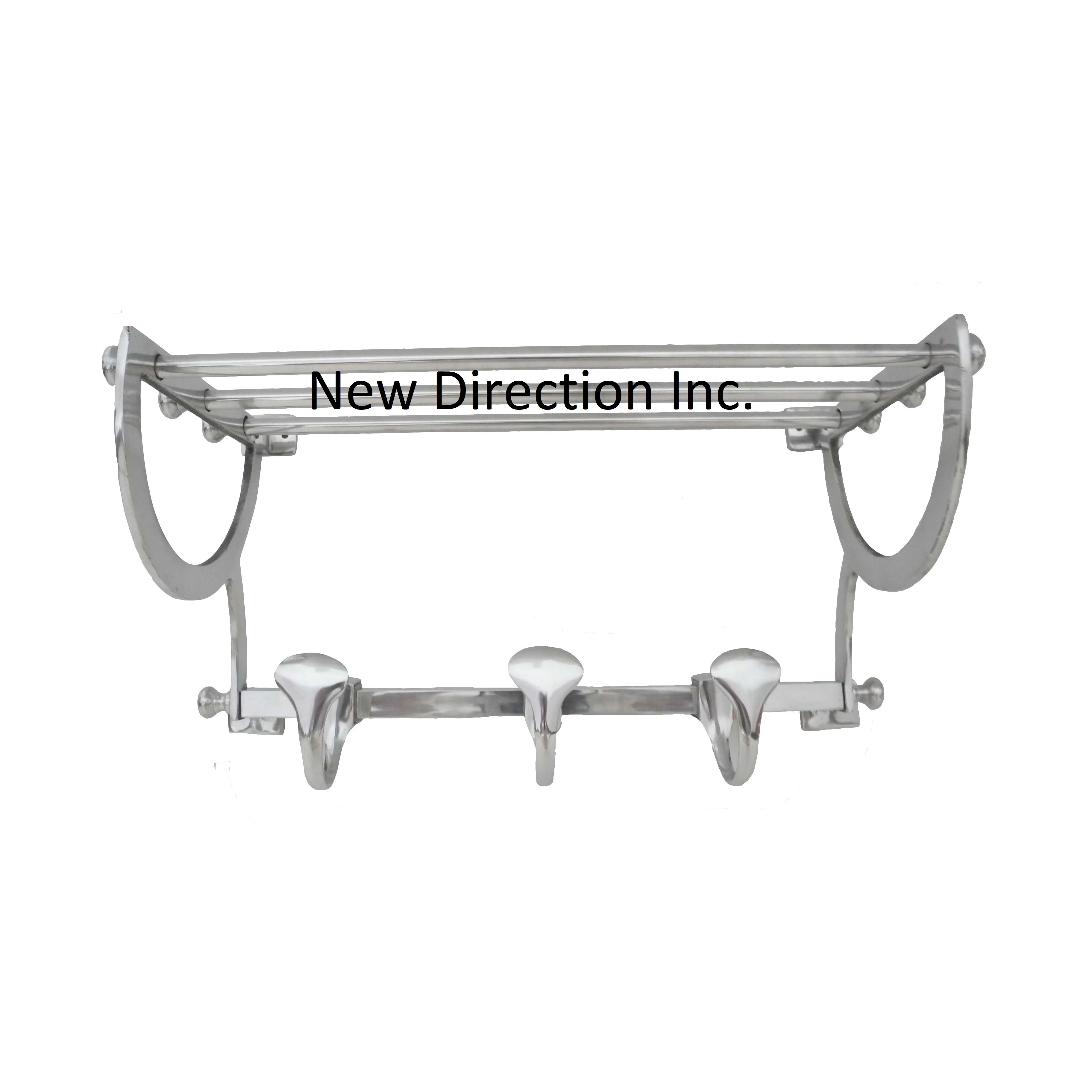 Glossy Finishing Customized Wall Rack Wall Mounted Clothes Rack ...