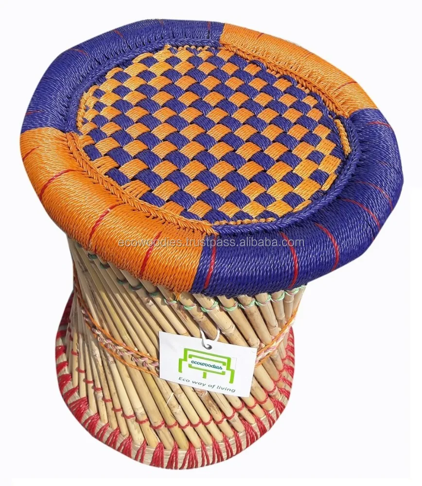 优质竹制sarkanda印度藤条pouf Muddha脚凳客厅室外花园酒店凳 - Buy Superior Quality Bamboo ...