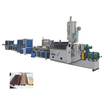 High Speed Pvc Plastic Plinth Skirting Board Production Line Machine ...