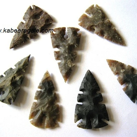 Wholesale Indian Agate Carved Arrowheads Wholesale Indian Arrowheads ...