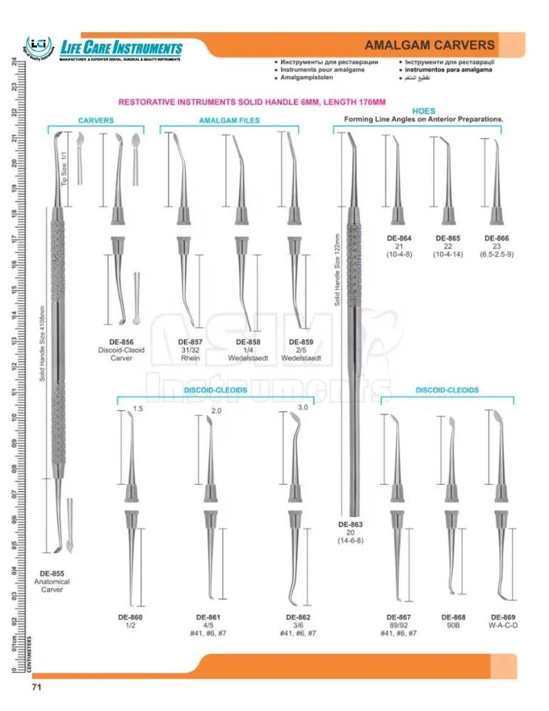 Dental Scalers Dental Amalgam Instruments Made with High Quality ...