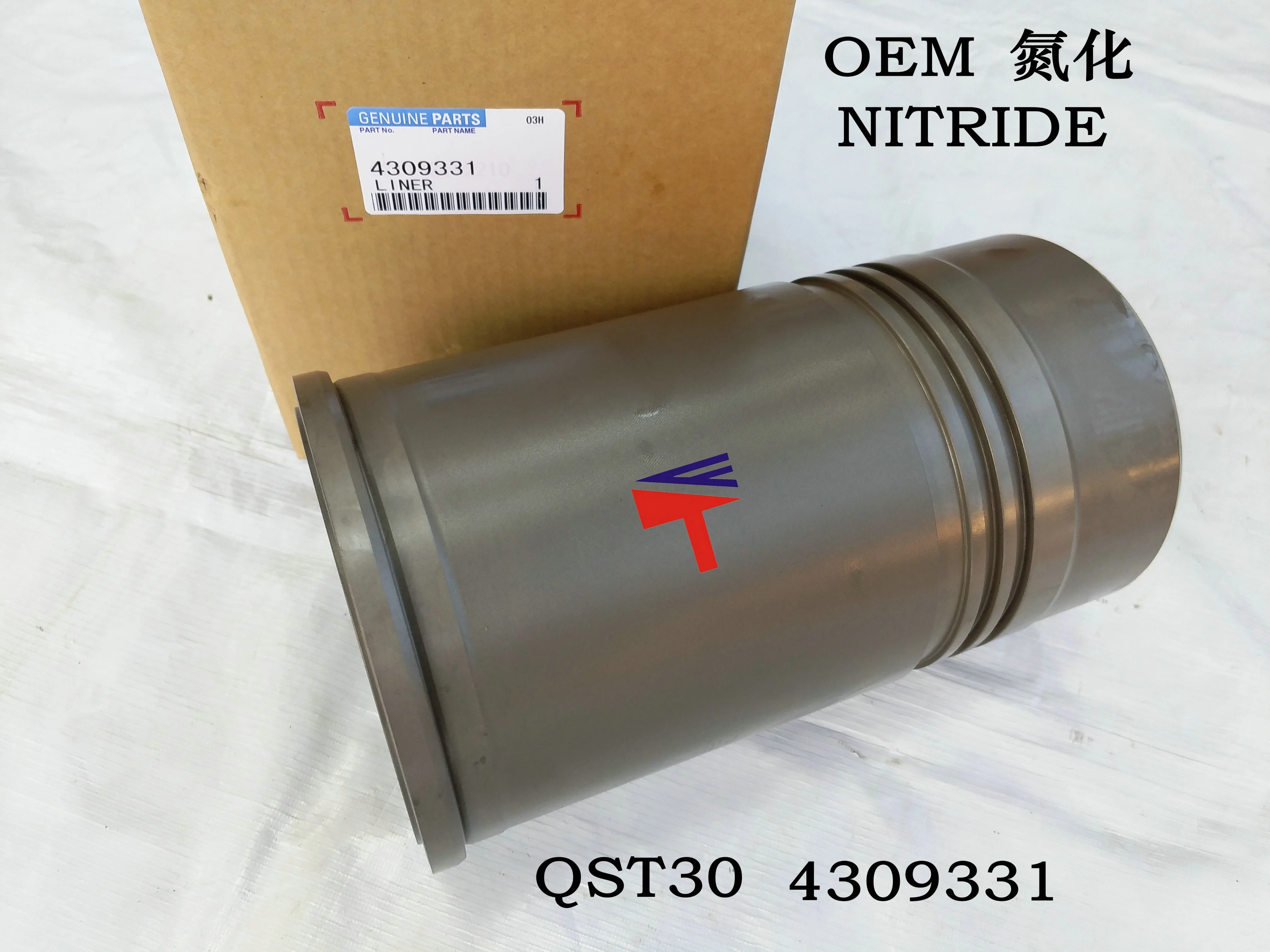 Diesel Engine Cylinder Liner 3948095 For Excavator Pc300-7-8 Wheel ...