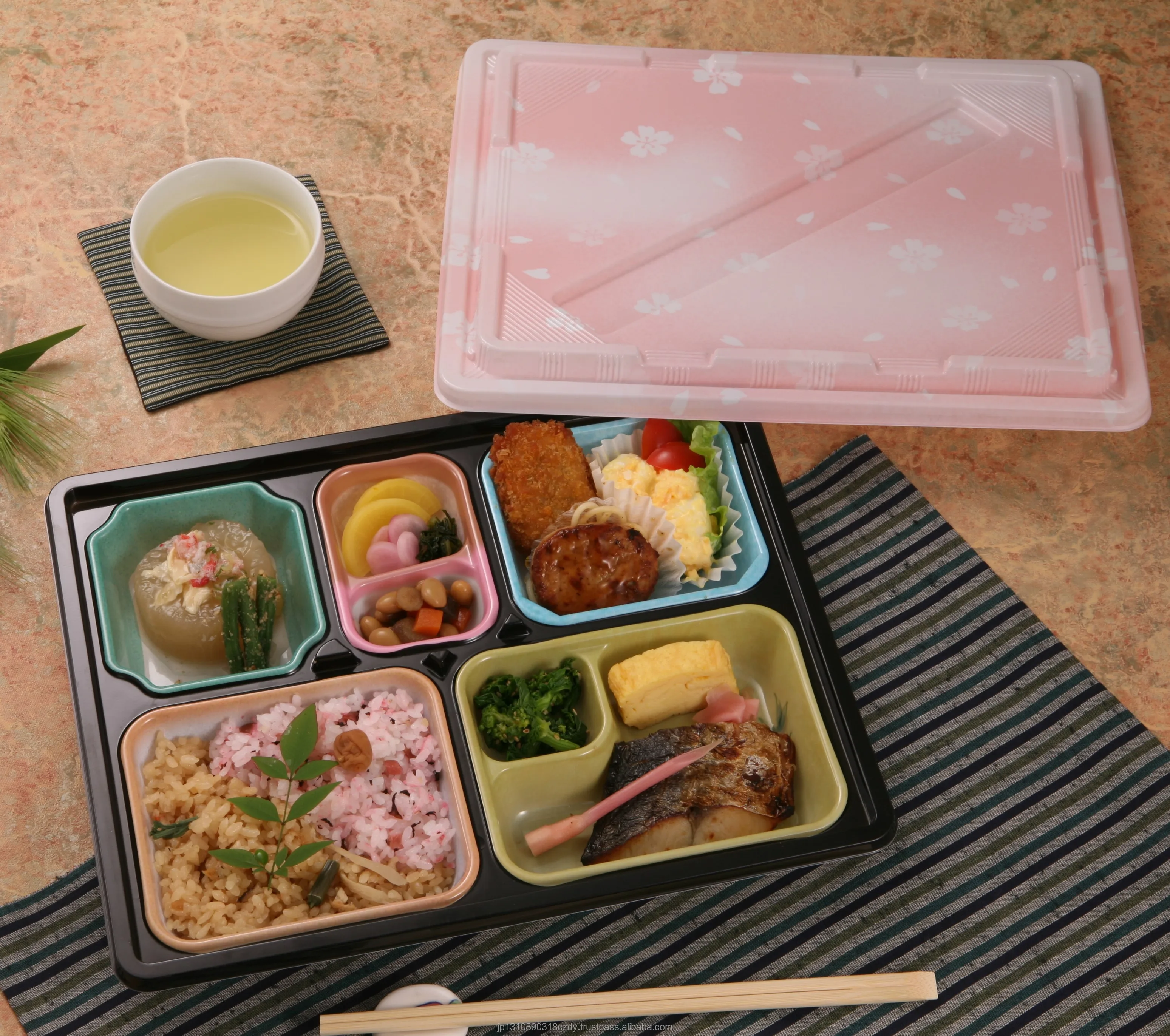 Plastic Food Packaging Disposable Bento Box Industrial Use 6 7 ...