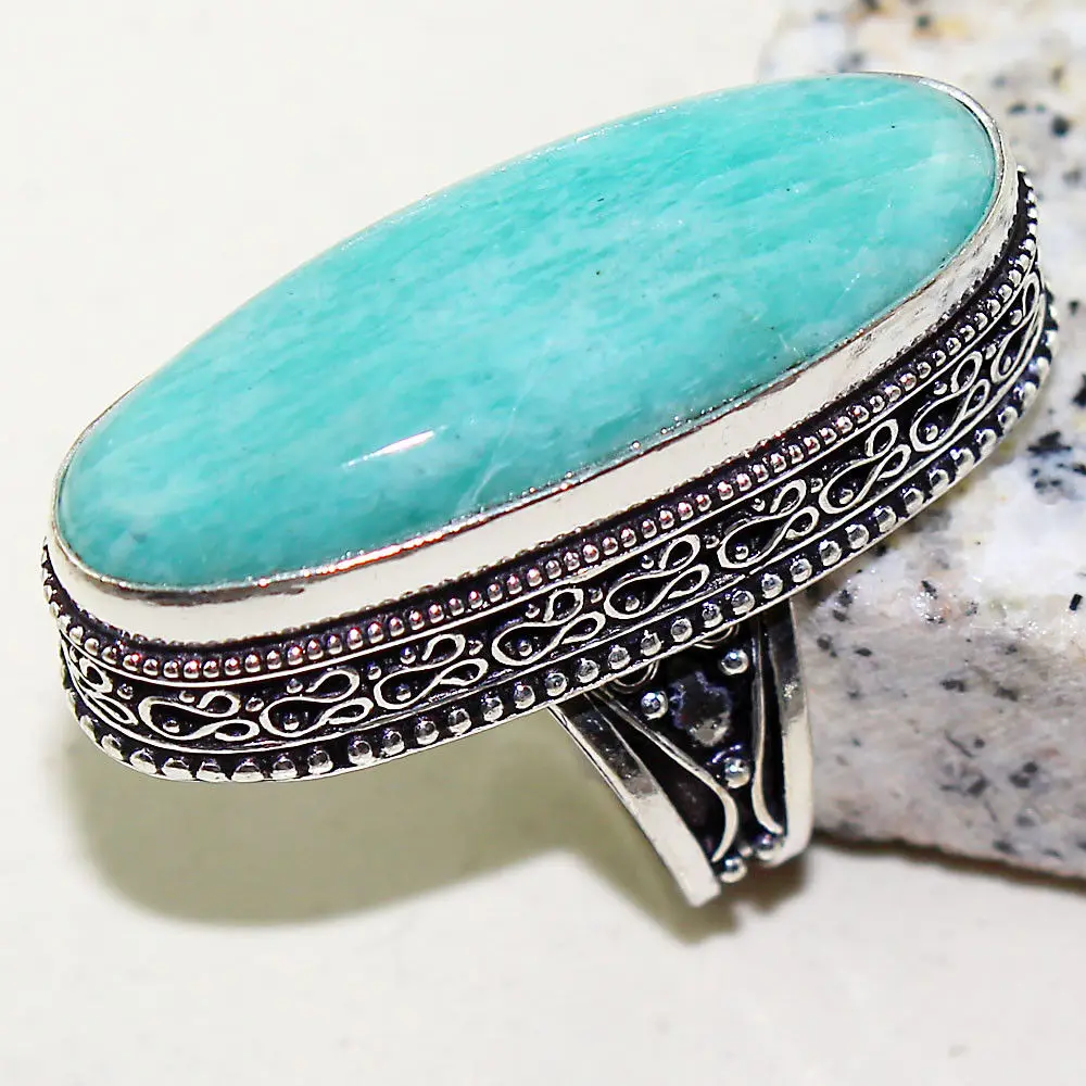 Amazonite Antique Design Handmade All Ring Size| Alibaba.com