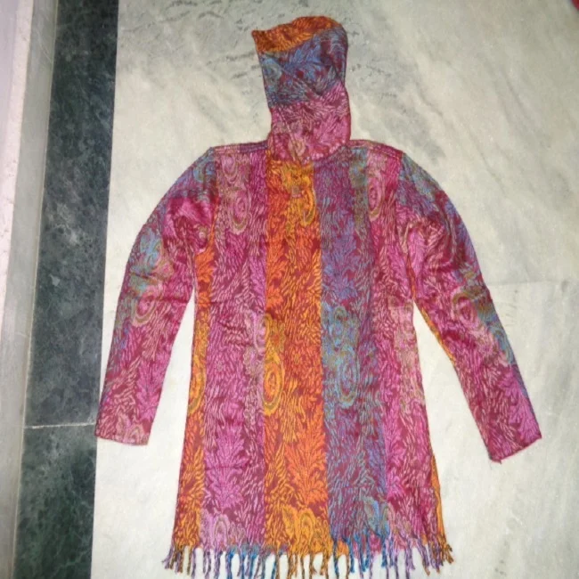 Acrylic Wool Jackets with Button Winter Jackets with Hoodies From India ...