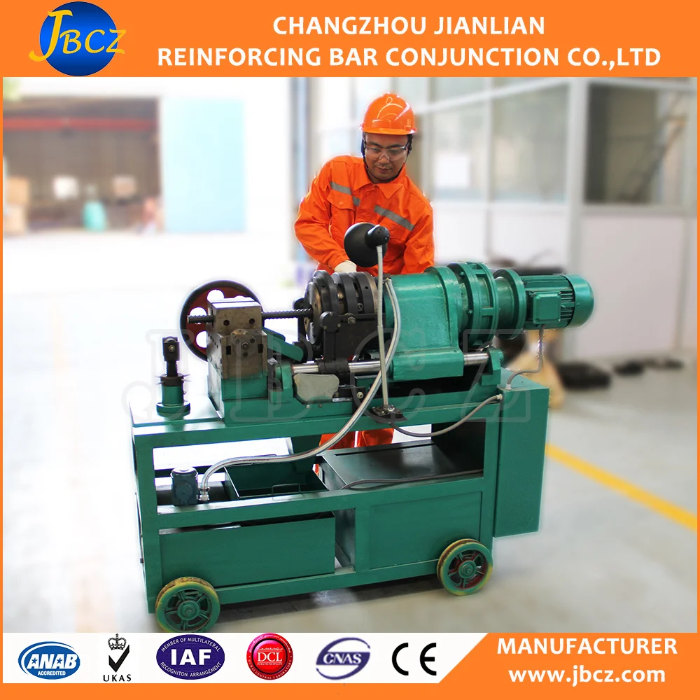 Steel Rod Threading Machine Construction Rebar Thread Rolling Machine ...