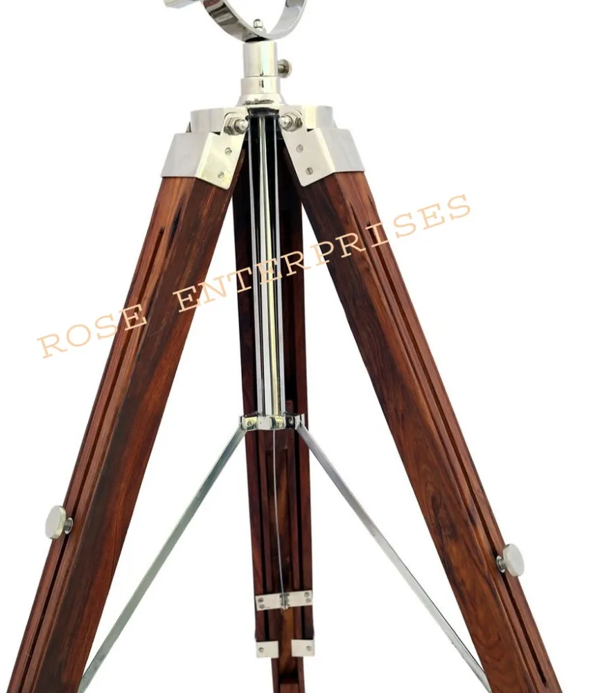 Designer Spotlight With Wooden Tripod Stand Spot Light Searchlight ...