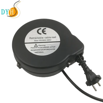 Self-lock Spring Loaded Cable Retractor/small Retractable Cable Reel ...