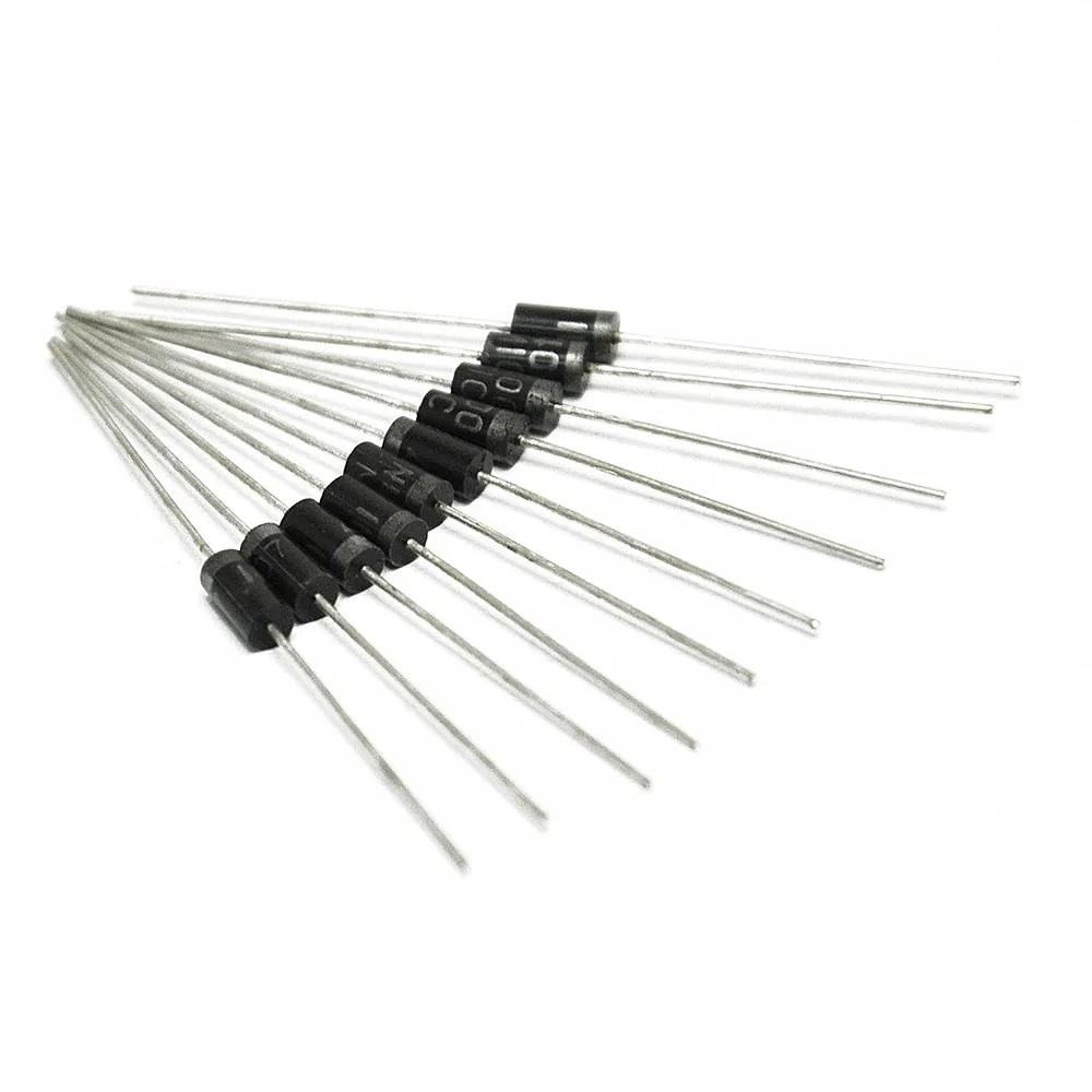 100pcs 1a 1000v Diode 1n4007 Through Hole Diode 1a 1000v 1n4007 ...