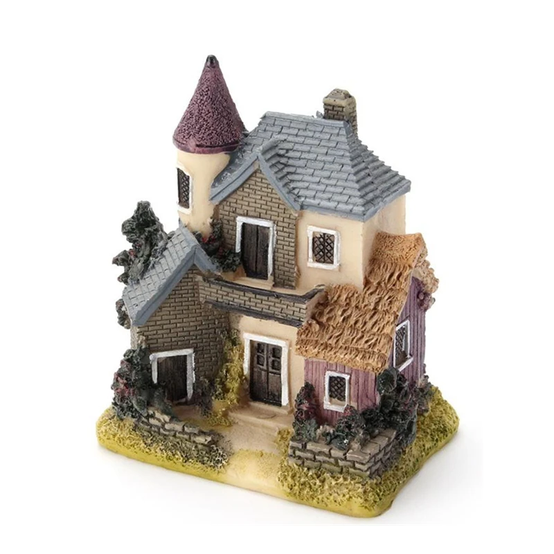 3D Resin Haunted Church Model - Miniature Building Decor