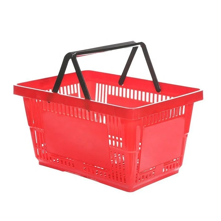 Convenient Mini Pull Handle Rolling Plastic Trolley Supermarket ...