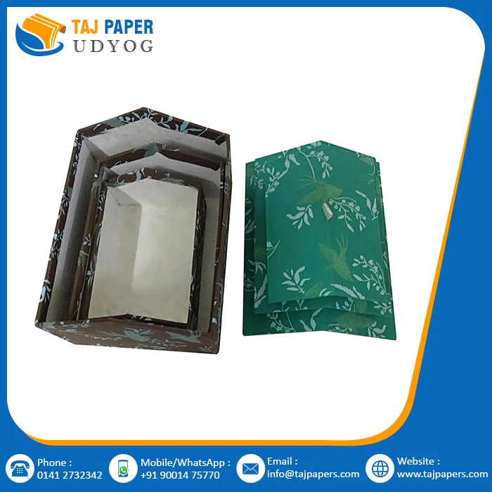 完美绿纸包装盒硬质纸板定制Logo印刷礼品包装盒手工叶子设计牛皮纸包装盒| Alibaba.com