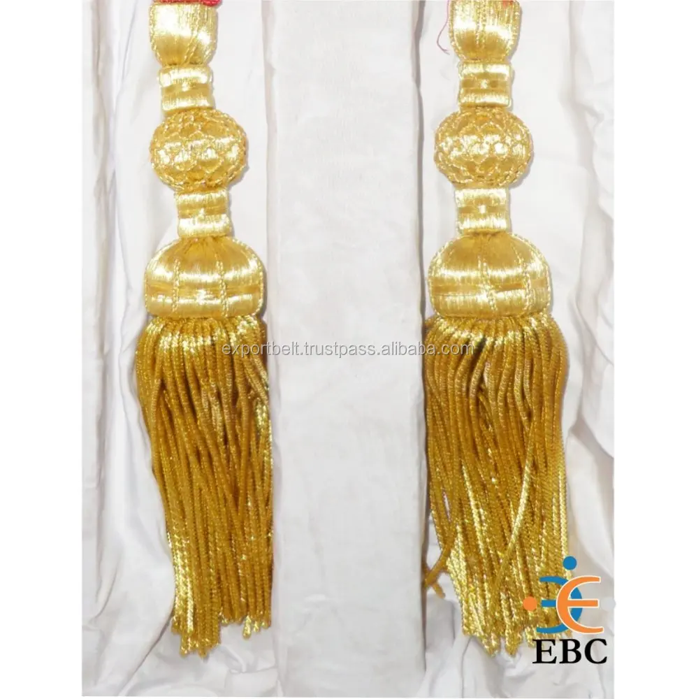 Oem Spanish Borlas Bolitas Tassels Gold Bullion Customized Religious ...
