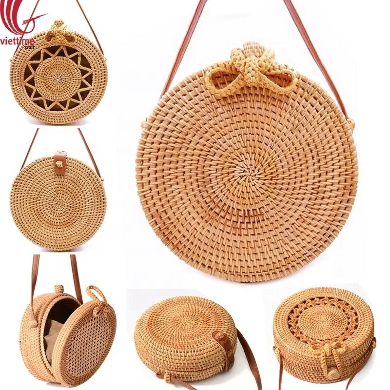 Rattan Clutch Bag Shape of Sea, Rattan Beach Bag New Trend 2021 ...